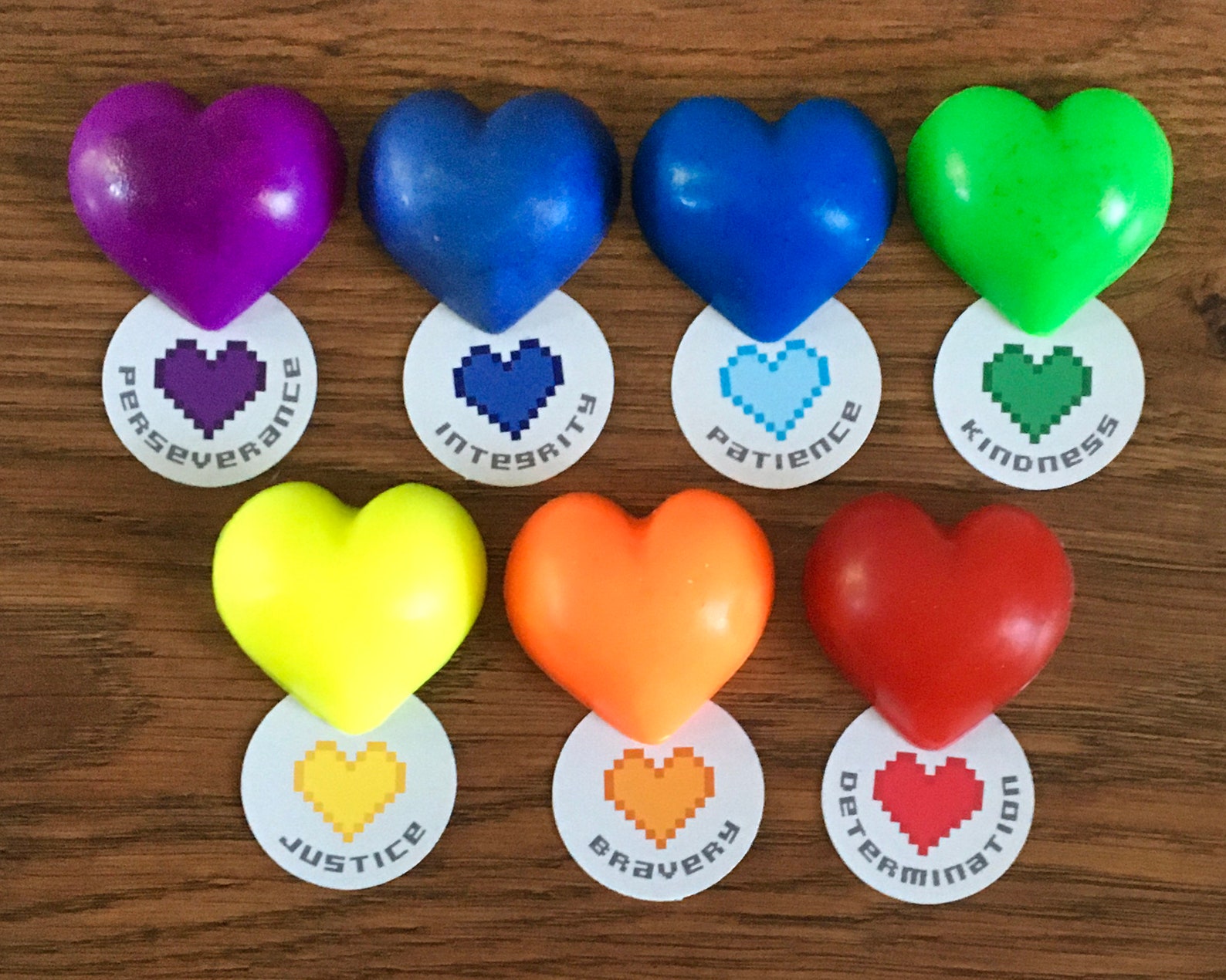 Undertale Gift Set - Sugar Scrub, Lip Balm, Candle, and Seven Soul ...