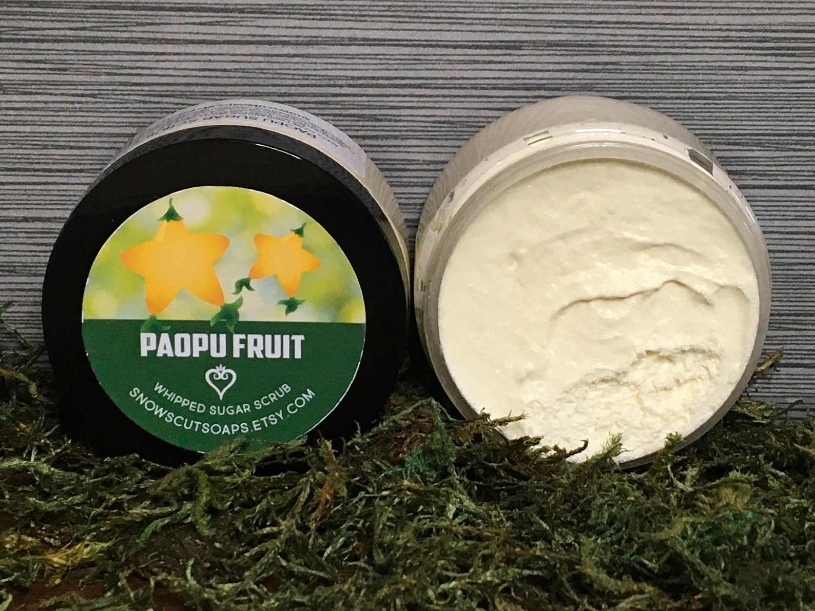 Paopu Fruit Whipped Sugar Scrub - Watery Melon and Soft Berry ...