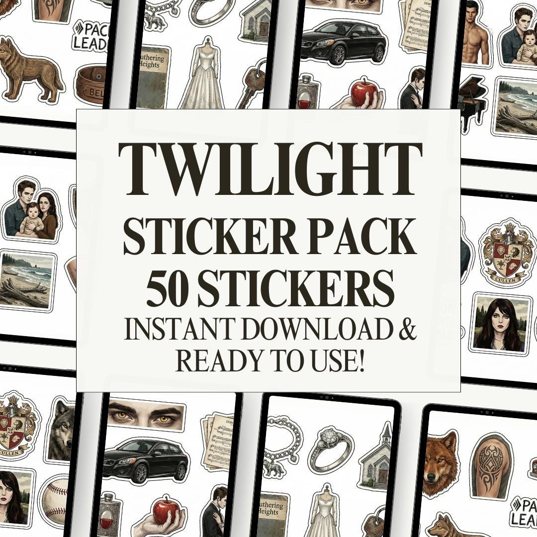 Twilight Inspired Stickers – Digital Download - Etsy