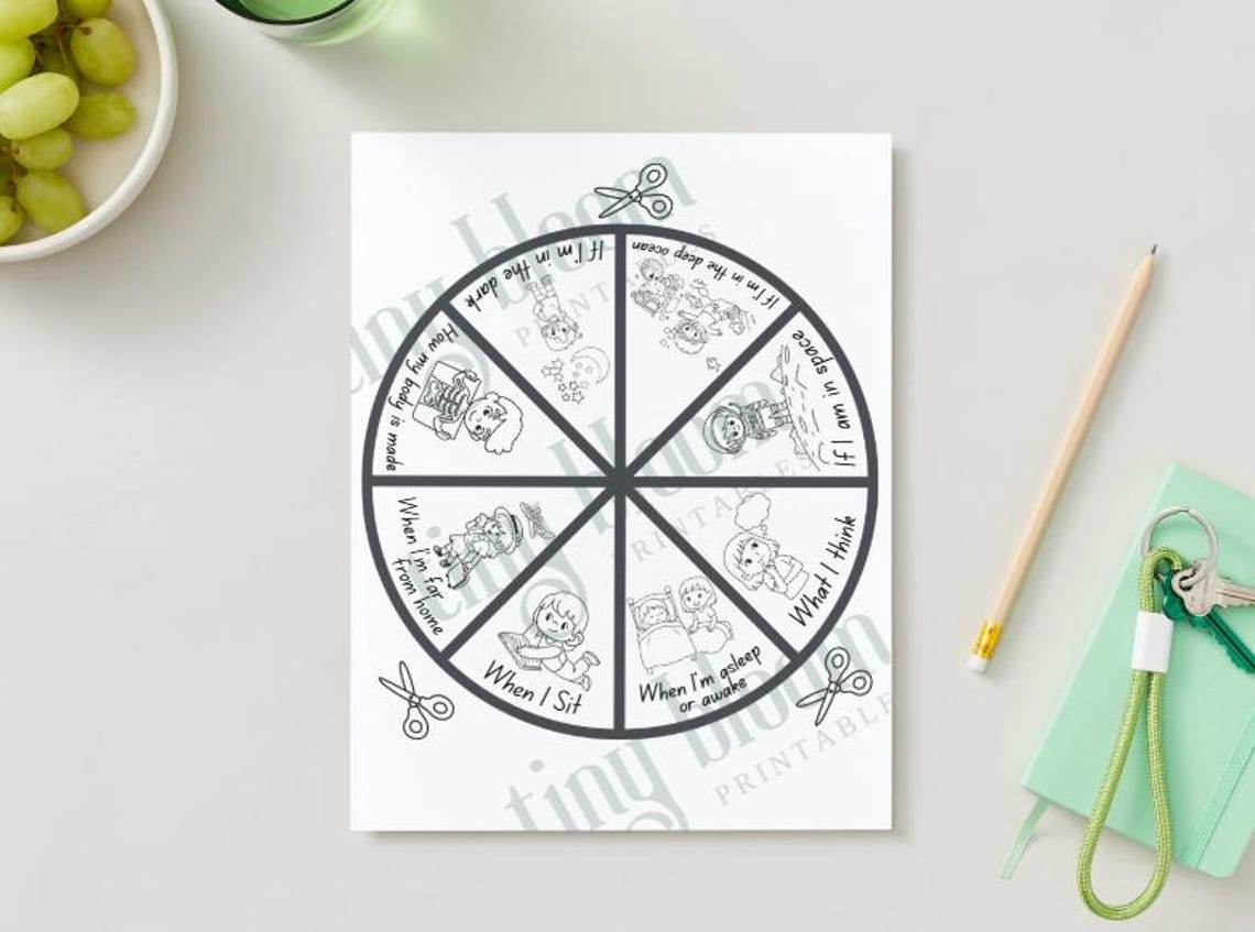 Psalm 139 Bible Craft Wheel: Christian Printable Activity (PDF Download ...