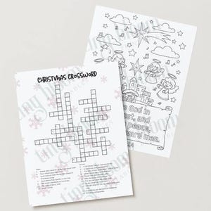 Christian Christmas Activity Pack | 10 Printable Pages | Digital ...