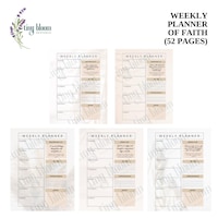 2025 Digital Christian Planner | Weekly Layouts, Sermon Notes ...
