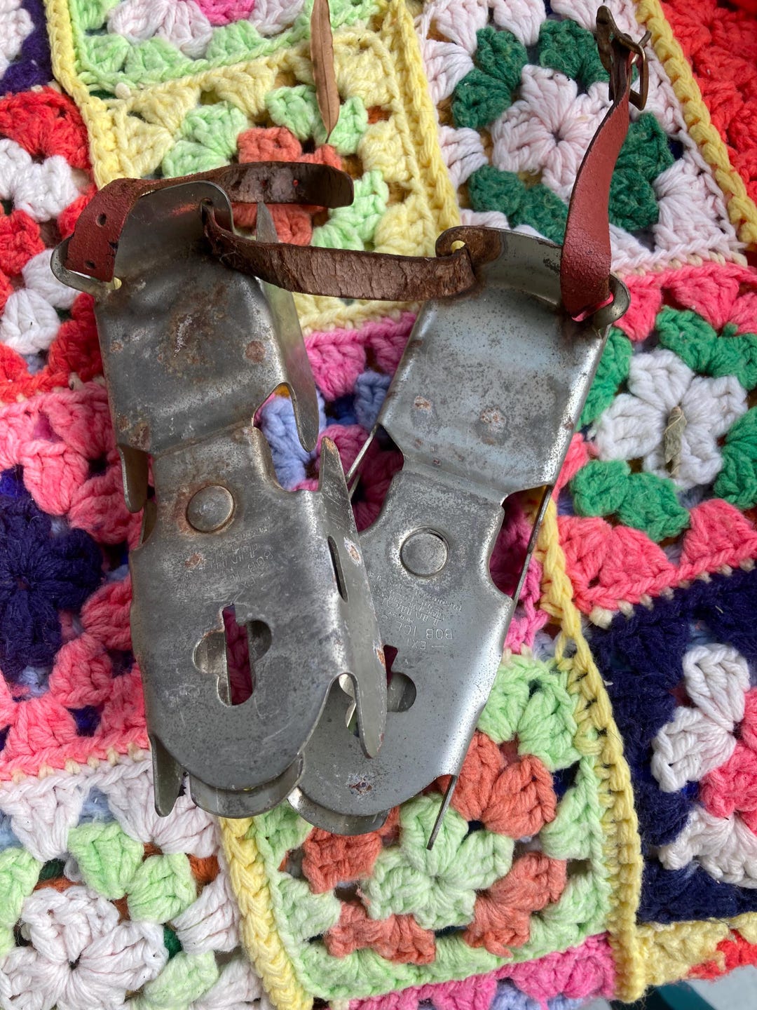 Vintage Metal Ice Skates Bob Ice Skates Union Hardware Torrington CT ...