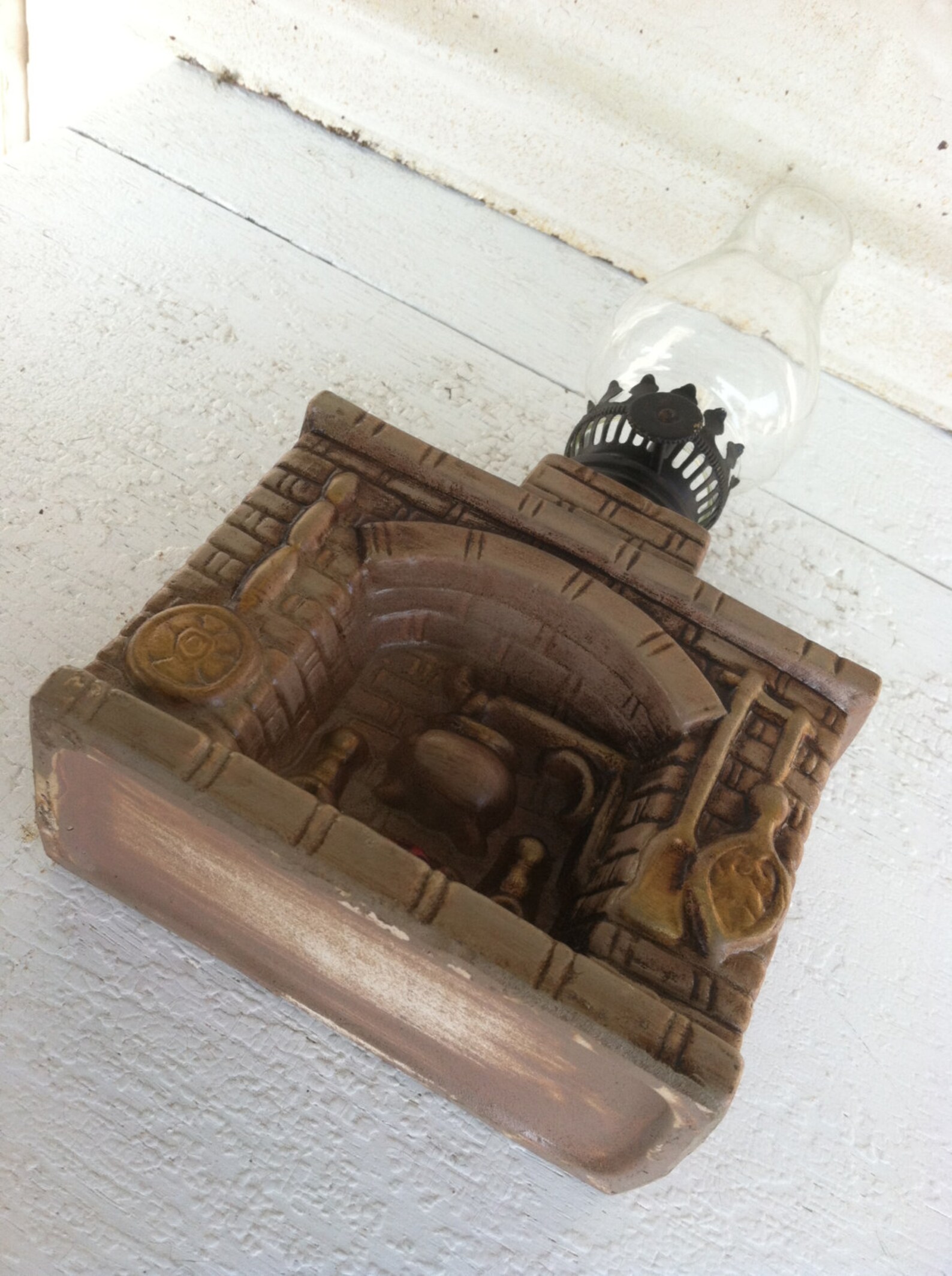 Oil Lamp Fireplace Kitchen Hearth Colonial Cooking Fireplace - Etsy