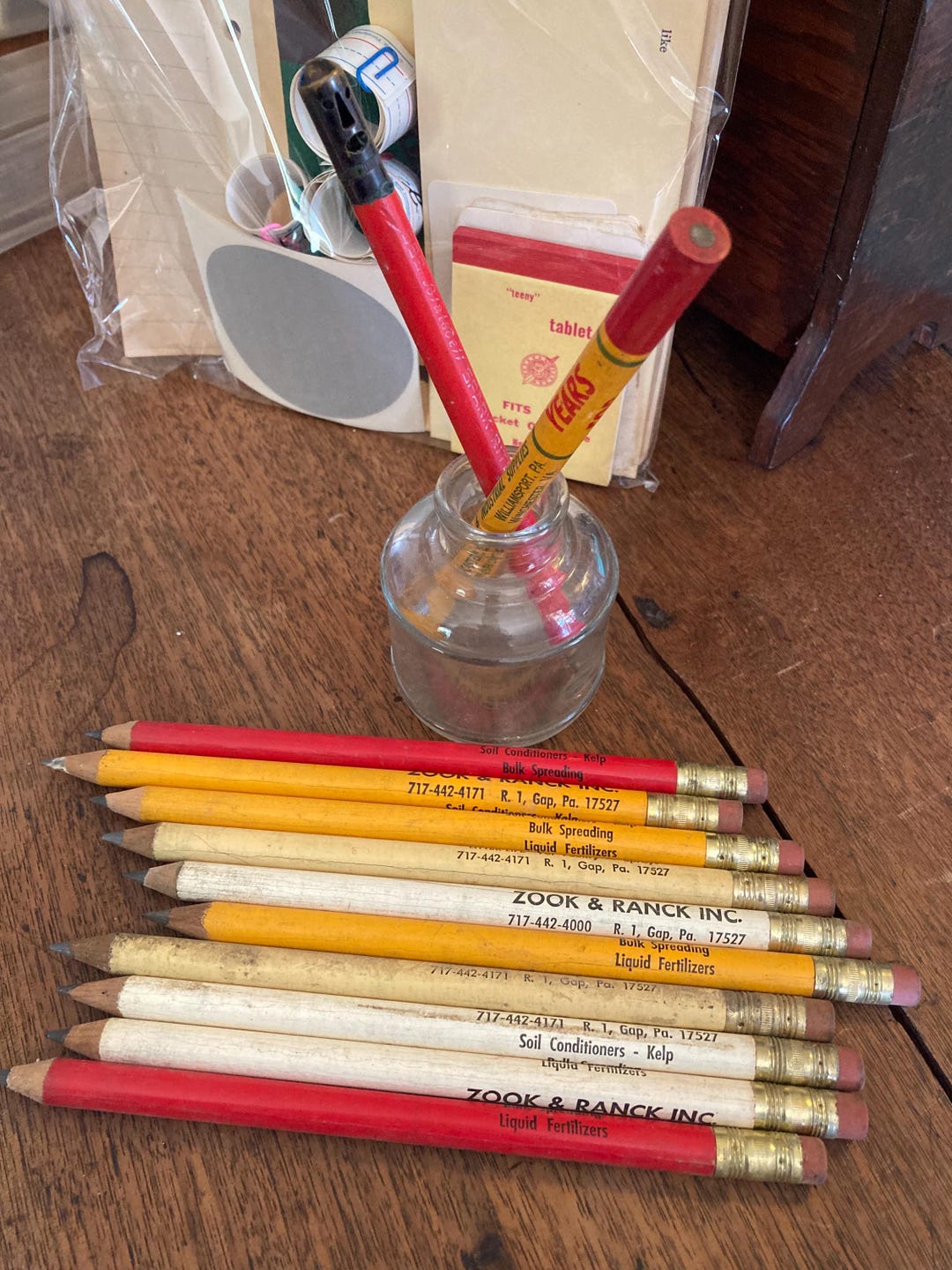 Vintage Pencils Zook & Ranck Inc. Gap PA Erth-rite Soil Conditioner ...