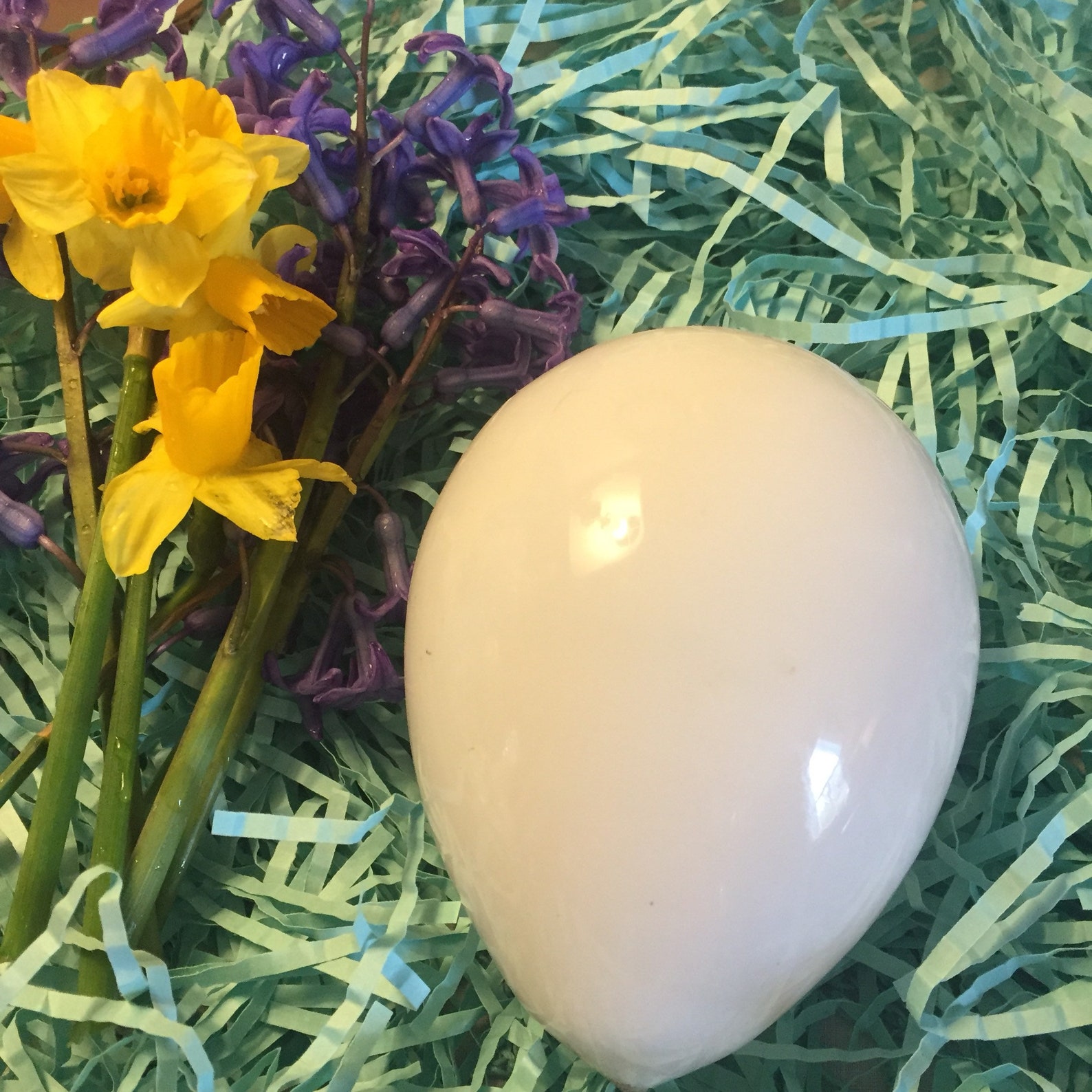 Egg Easter Egg Glass Mouth Blown Easter Hand Made Hand Painted - Etsy