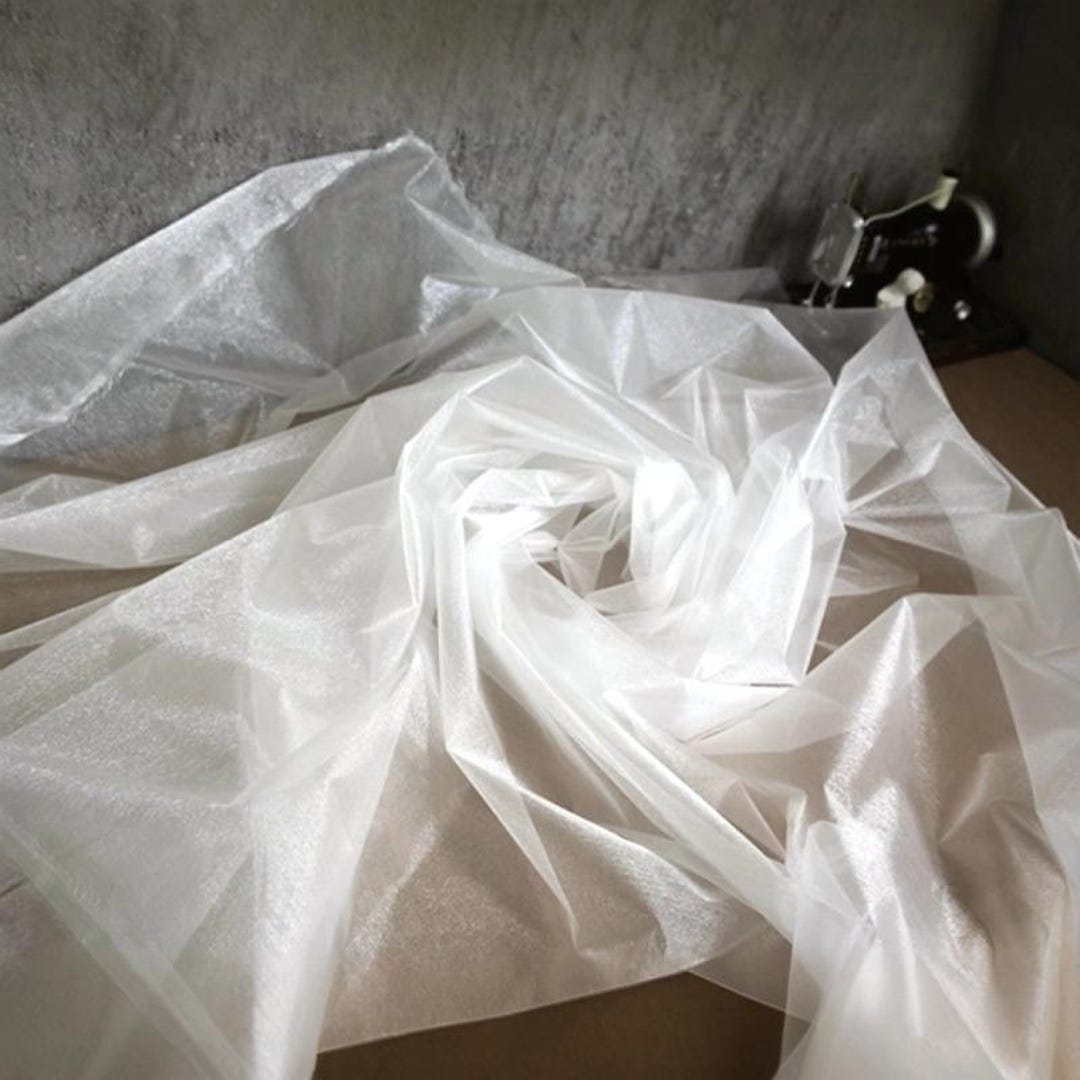 Crystal Tulle - Structured Sheer Mesh for Wedding Veils and ...