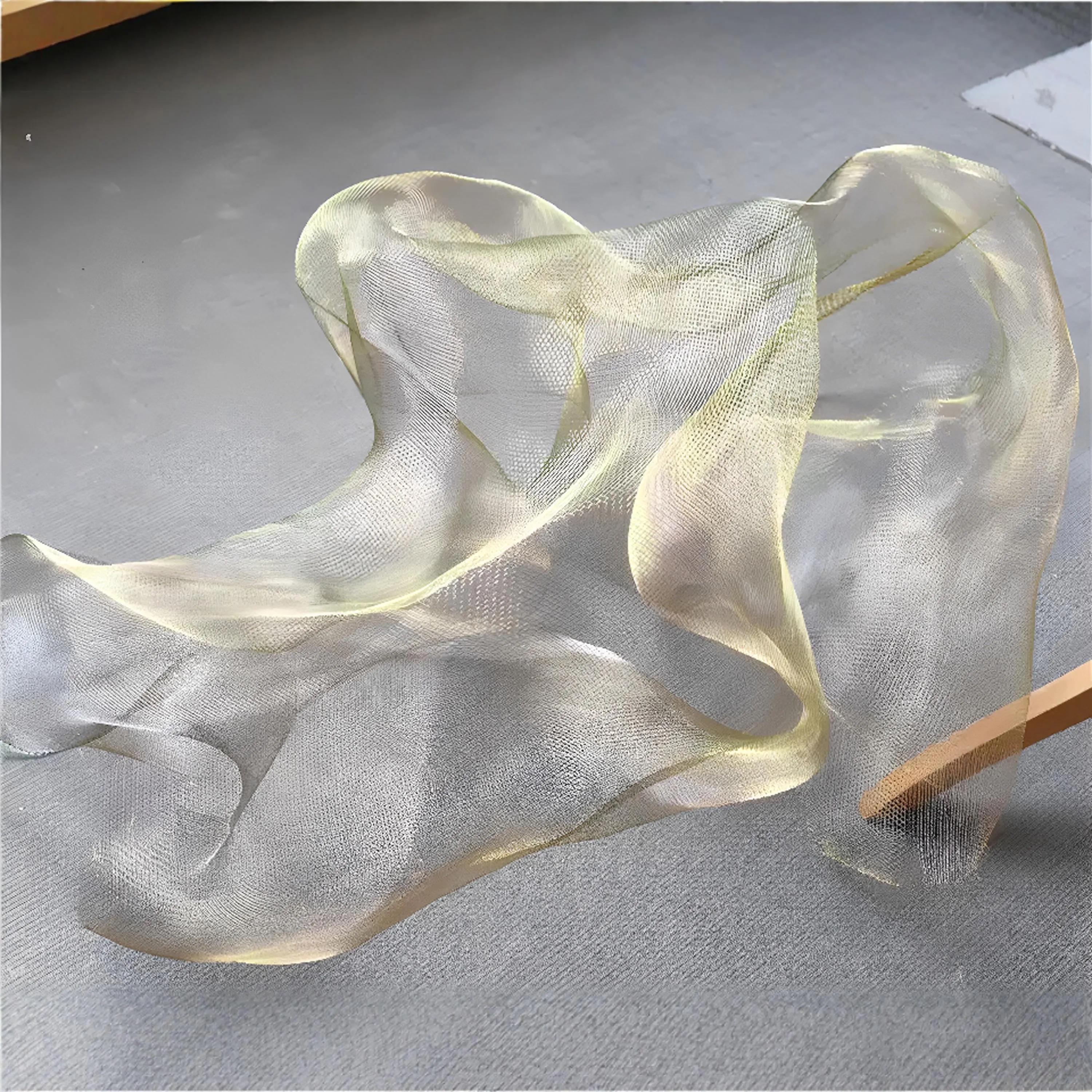 Champagne Sculptural Mesh - Malleable Wire Fabric for 3D Backdrops ...