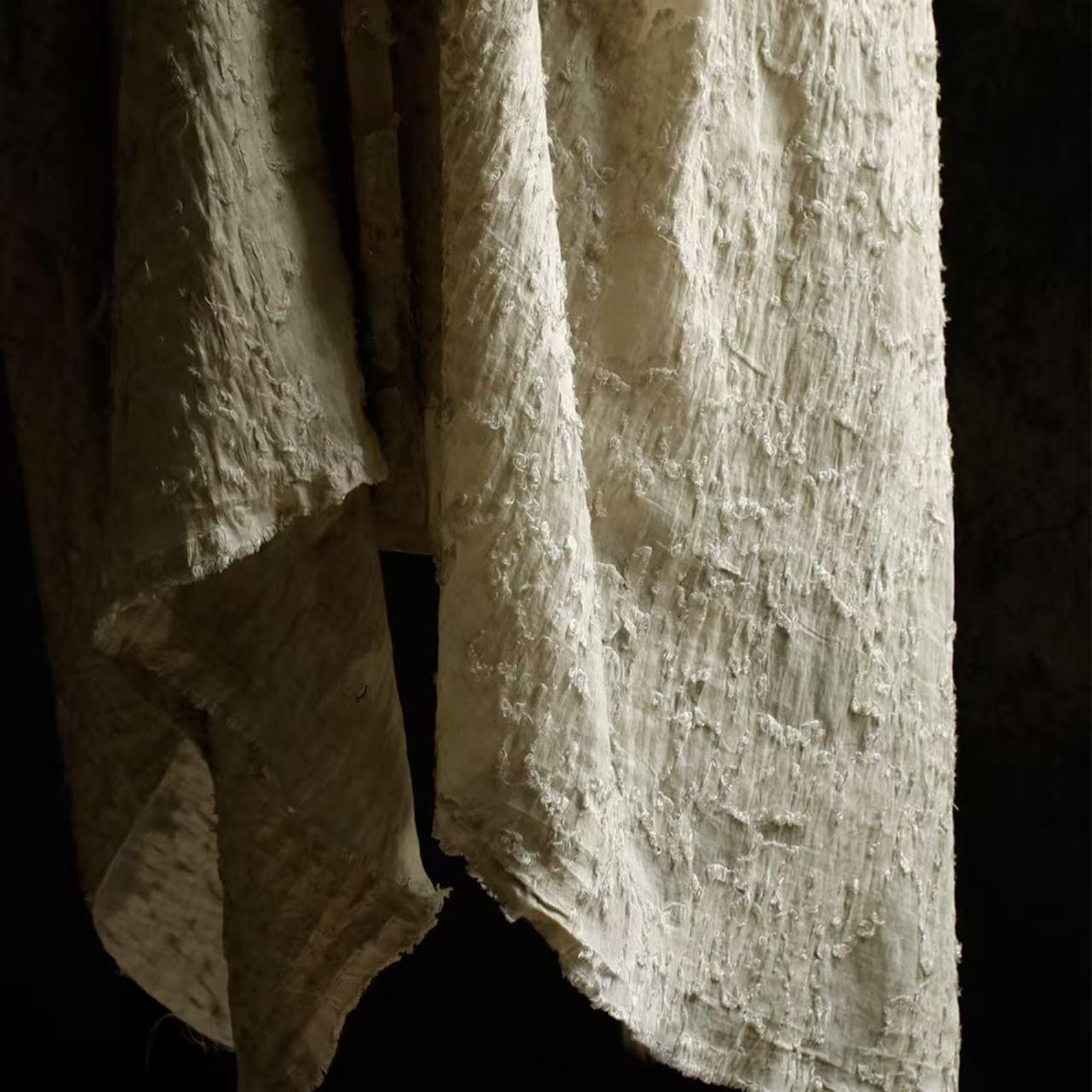 Wabi-sabi Gauze, Stir-dyed Texture for Layered Dresses - Etsy