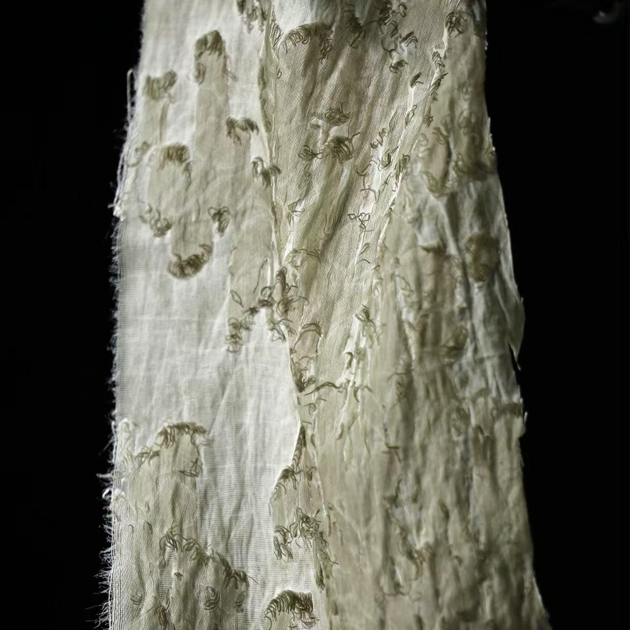 Wabi-sabi Gauze, Stir-dyed Texture for Layered Dresses - Etsy