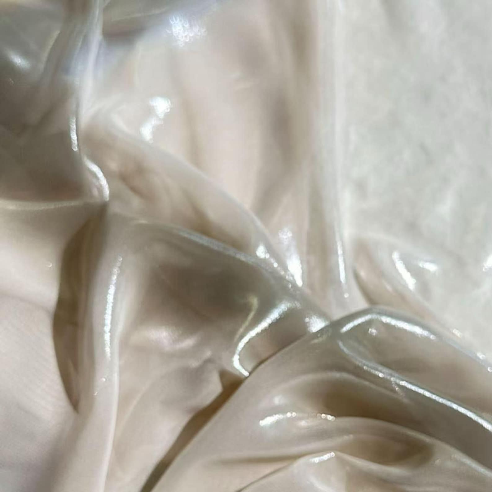 Pearl Luster Chiffon Fabric, Heavy Drape Evening Gown Material, Luxury ...
