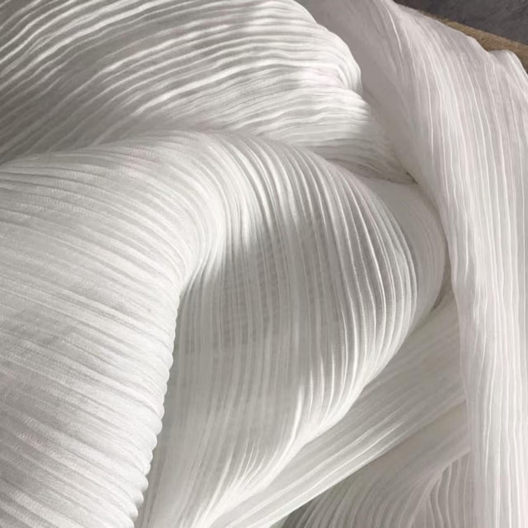Pleated Crinkle Texture Fabric - Architectural Light Filter for ...