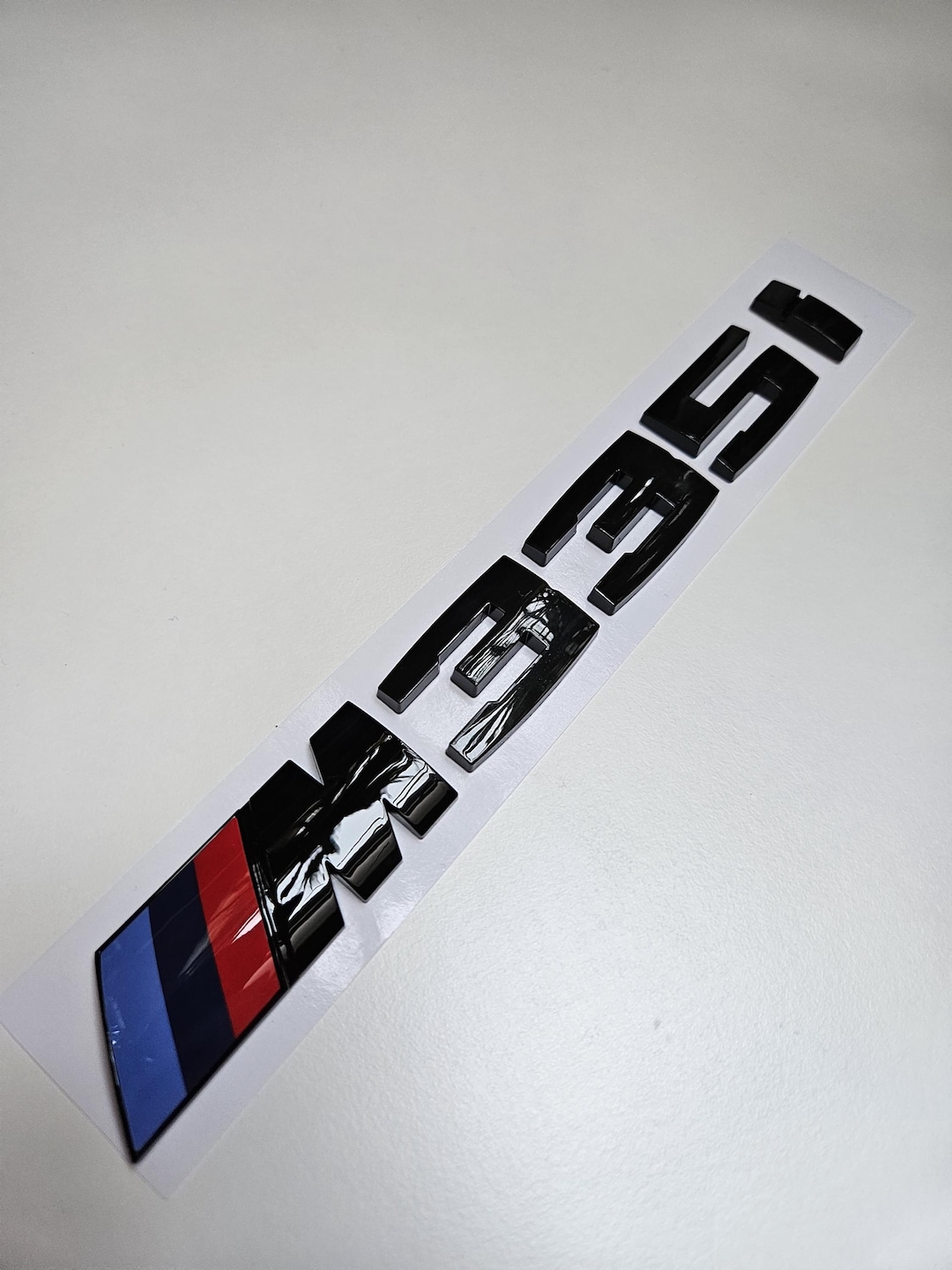 Gloss Black 335i Style Emblem for BMW 3 Series Models (E30, E36, E46 ...
