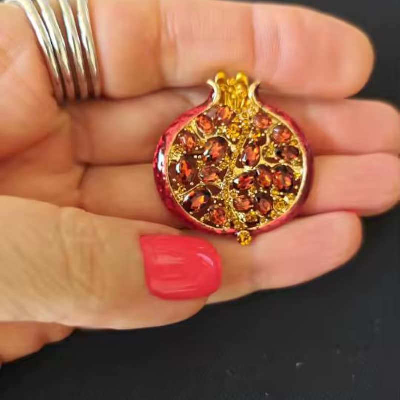 Pomegranate Pin - Etsy