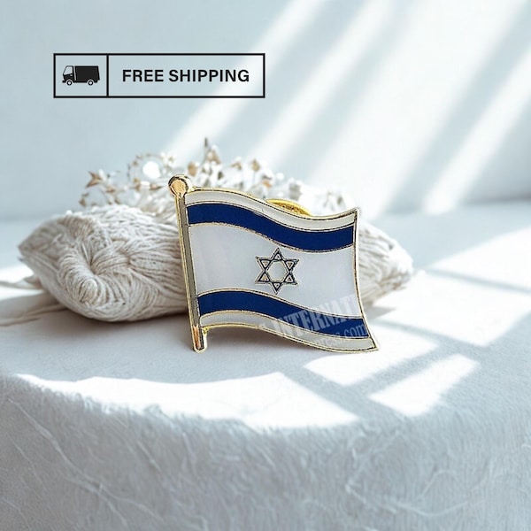 American Flag and Israeli Flag Lapel Pin - Etsy