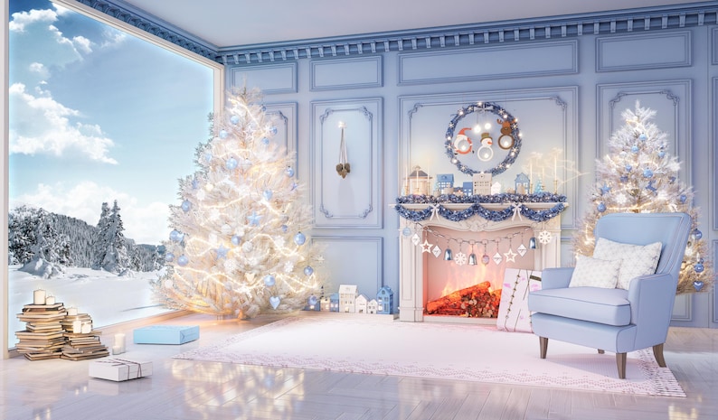 Animated Christmas Vtuber Stream Background Cozy Mega Pack With ...