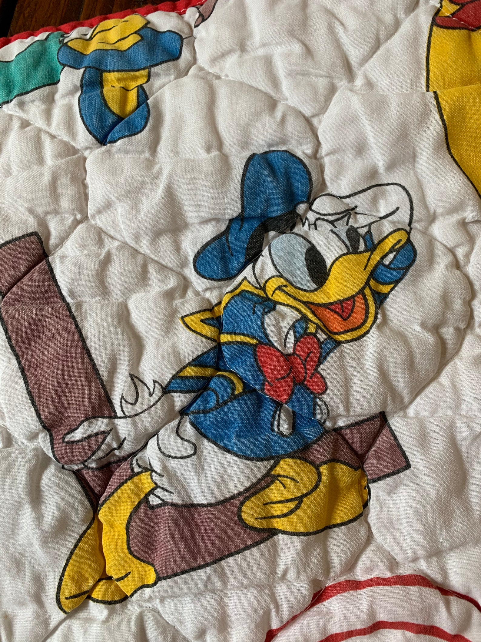 Rare 1970s Dundee Disney Alphabet Baby Crib Quilt Abcs Mickey - Etsy