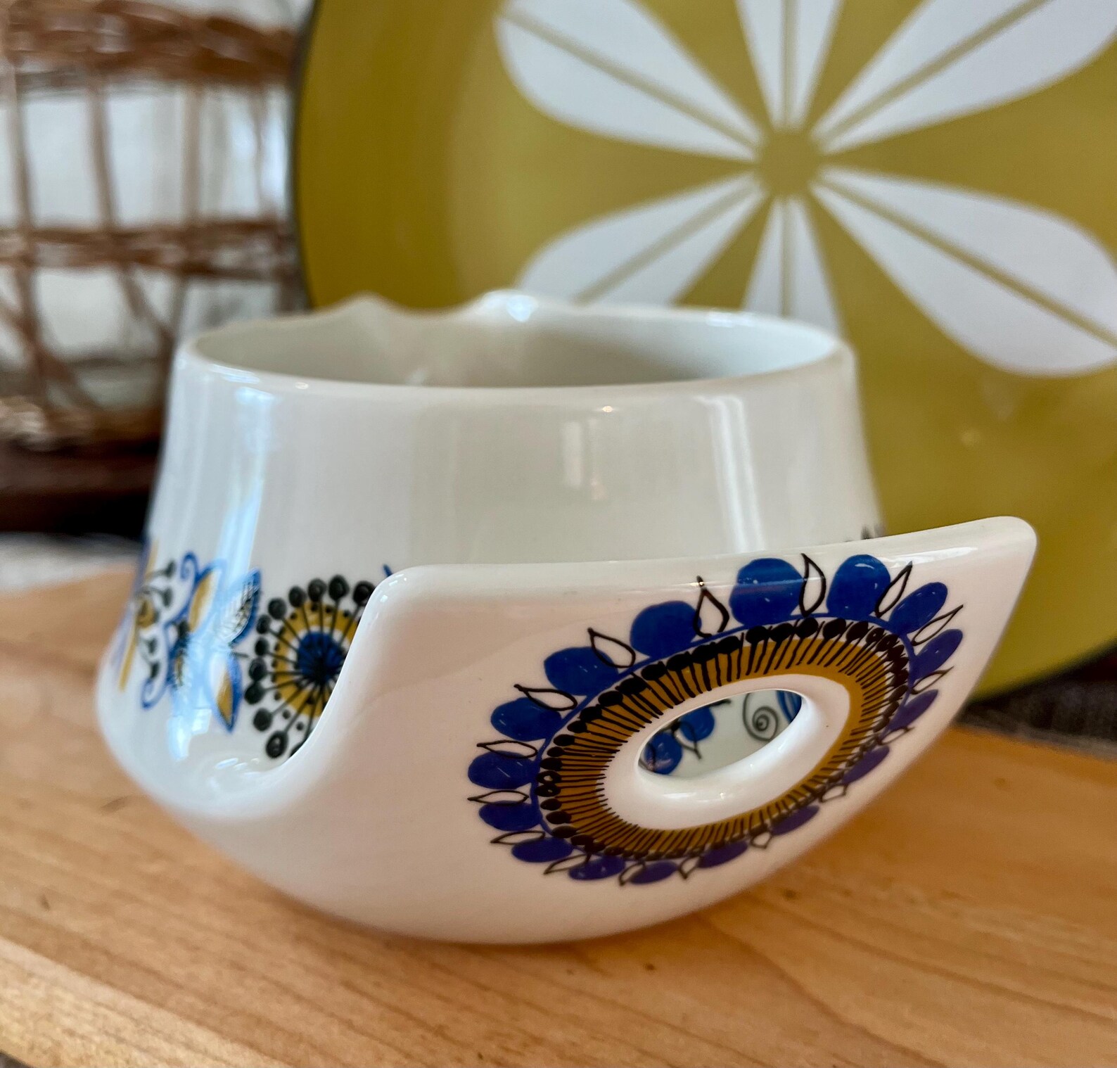 Vintage Figgjo Flint Turi “grill” Sauce Serving Dish Unusual Handle ...