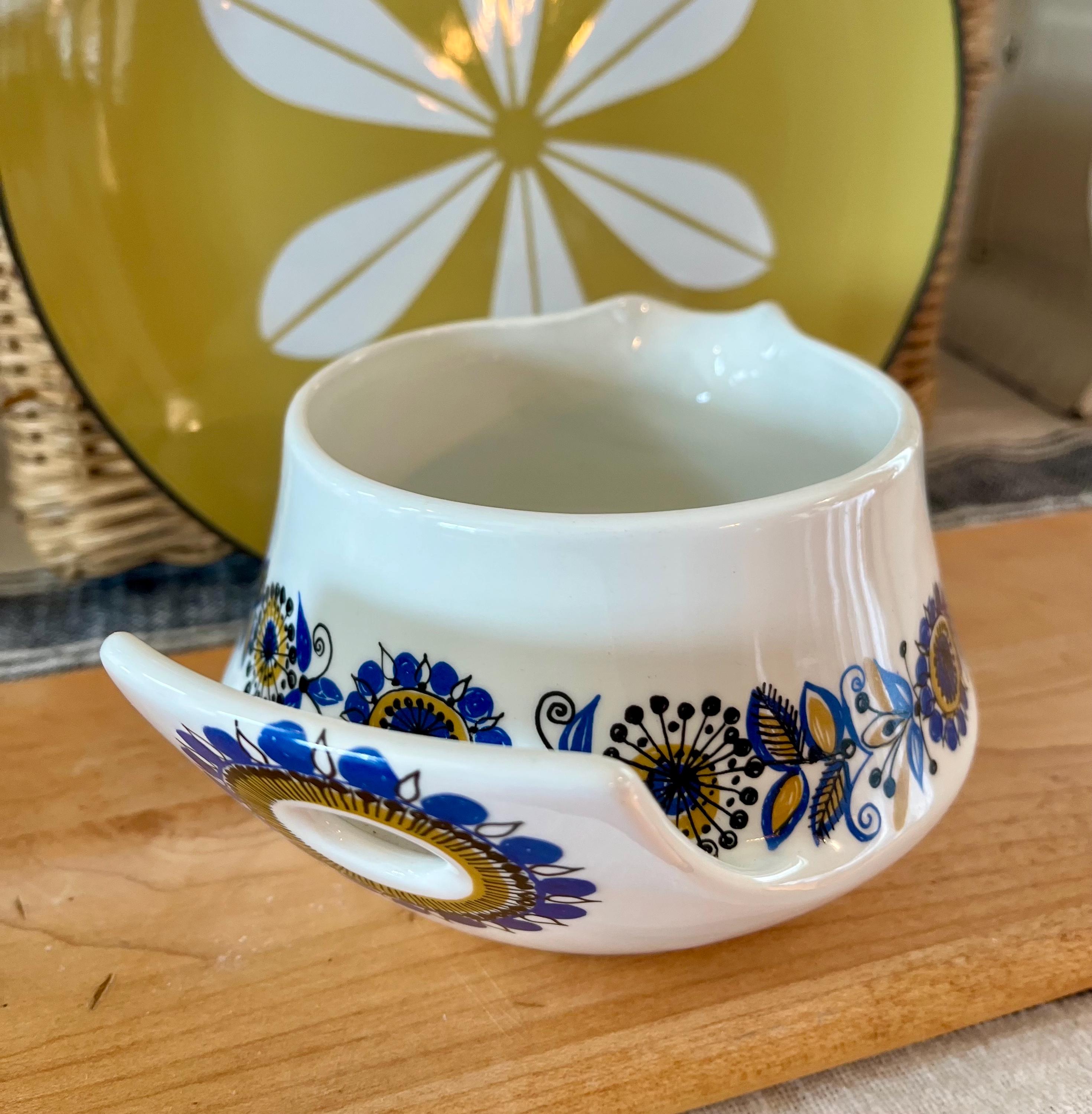 Vintage Figgjo Flint Turi “grill” Sauce Serving Dish Unusual Handle ...