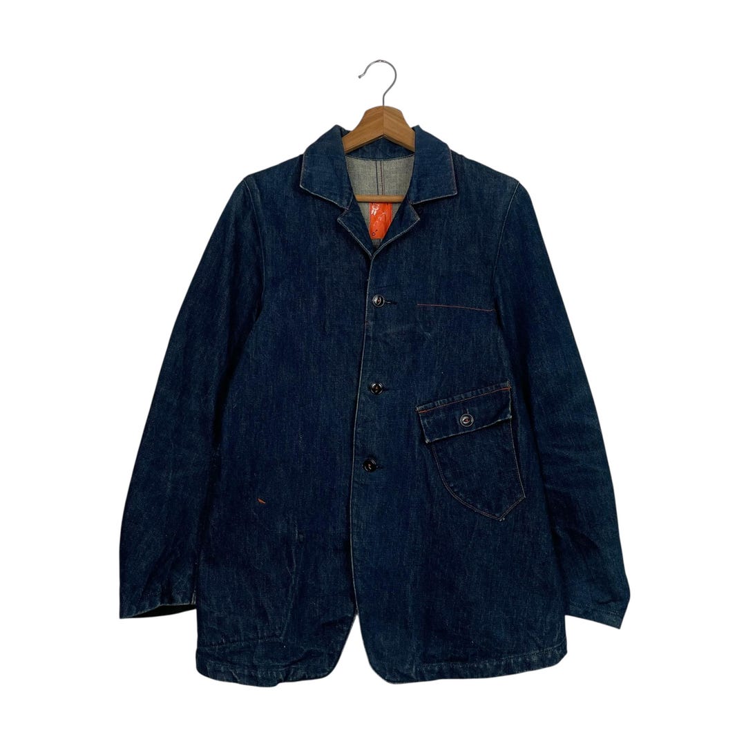 Vtg Kato Tool Project Single Pocket Denim Jacket - Etsy
