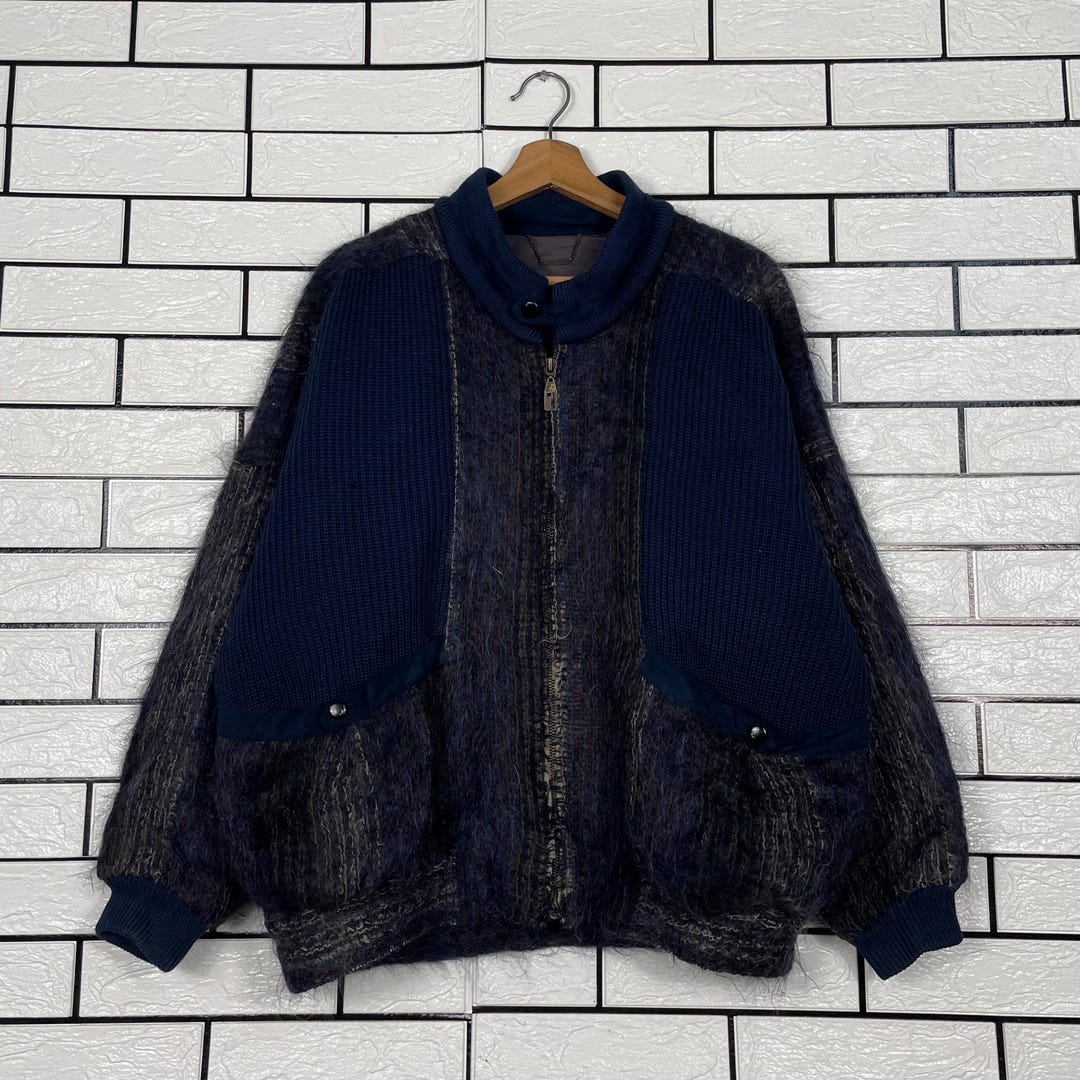 Lancel Paris Wool Bomber Jacket - Etsy