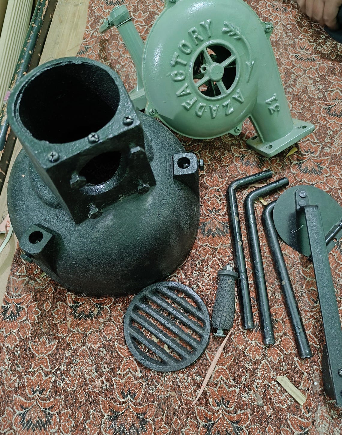 Vintage Hand Forge Blower: Blacksmith Fan, Manual Air Supply - Etsy