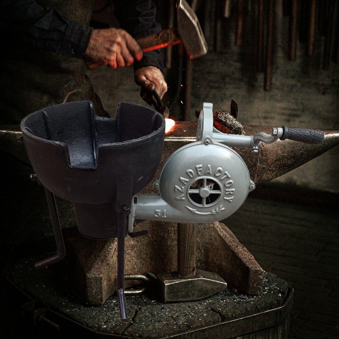 Vintage Hand Forge Blower: Blacksmith Fan, Manual Air Supply - Etsy