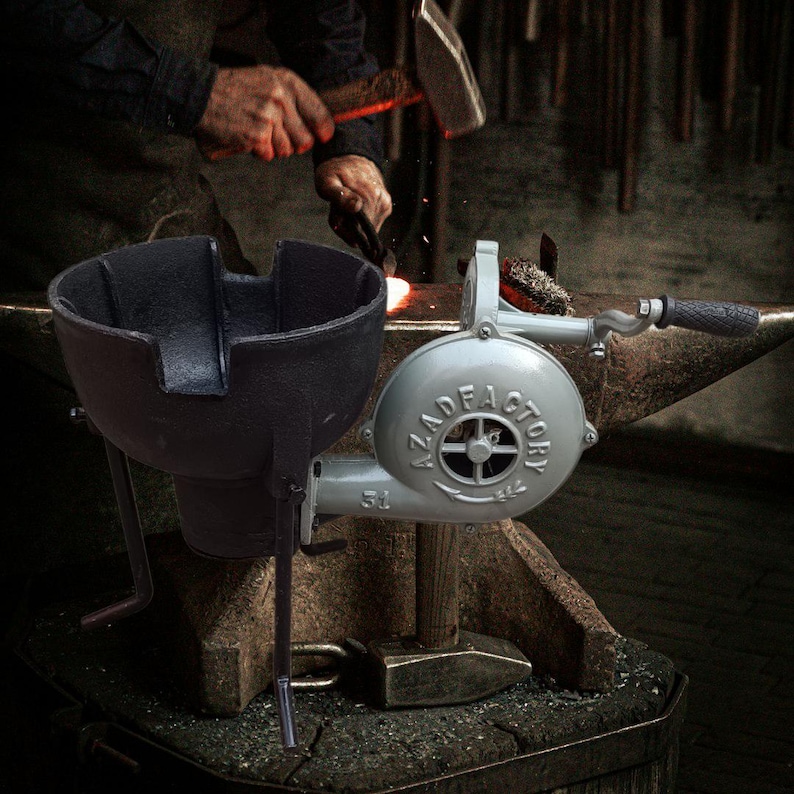Vintage Hand Forge Blower: Blacksmith Fan, Manual Air Supply - Etsy