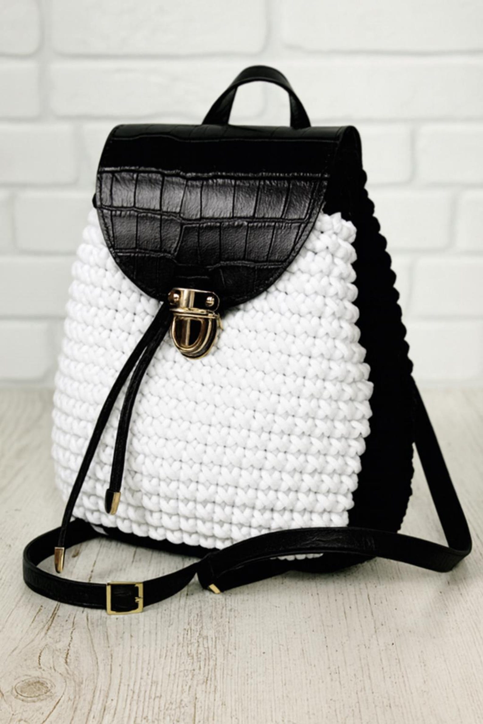 DIY Easy Backpack Crochet Pattern, Digital PDF Tutorial, Handmade ...