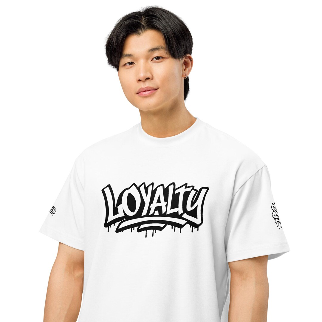 Loyalty Graffiti Oversized T-shirt | Disavowal Back Print Tee ...
