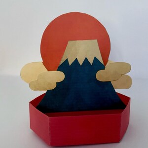 Monte Fuji Em Papel Cartão Pop-up DIY - Etsy