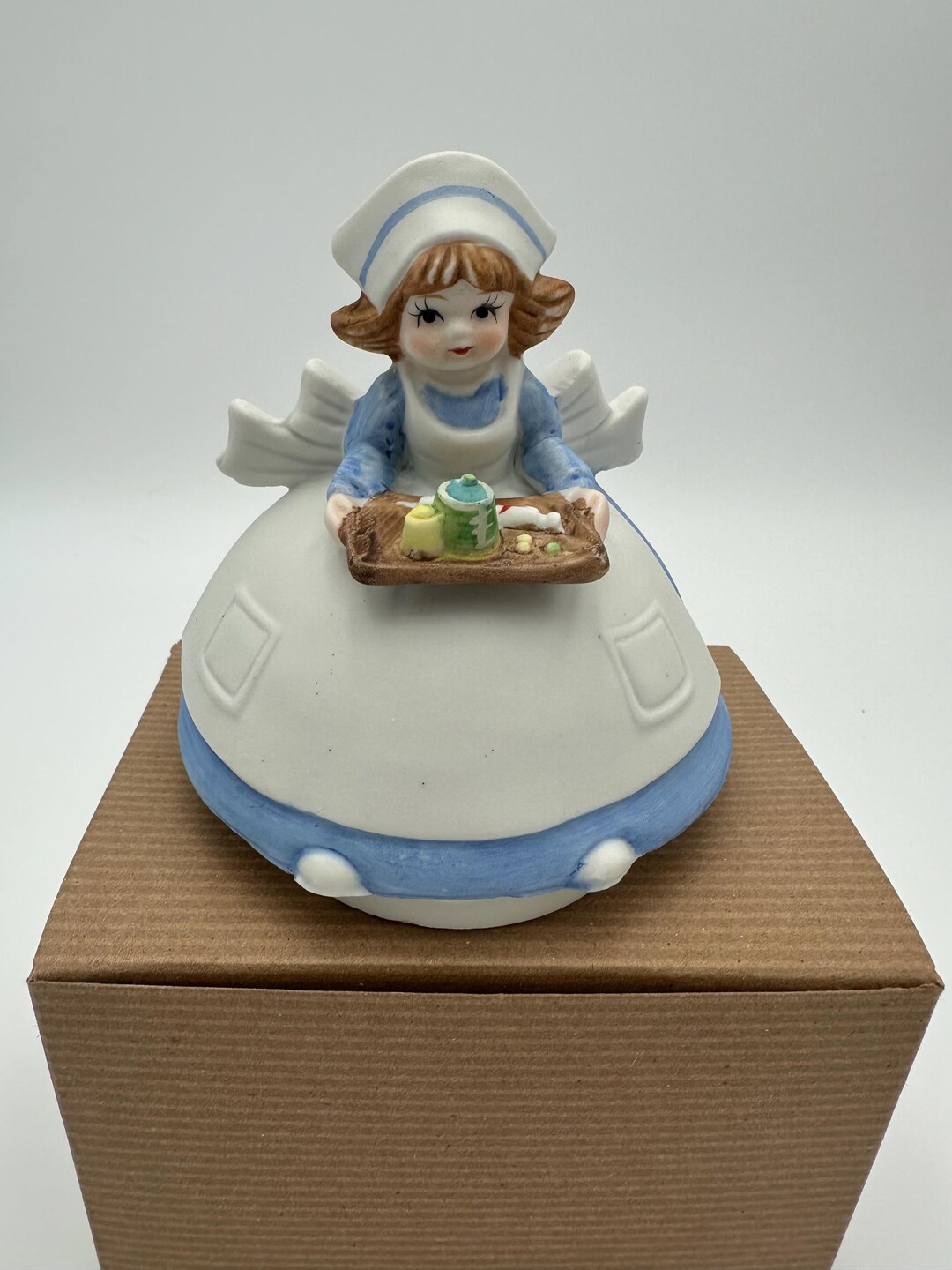 Vintage Nurse Music Box "you Light up My Life" 1979 - Etsy