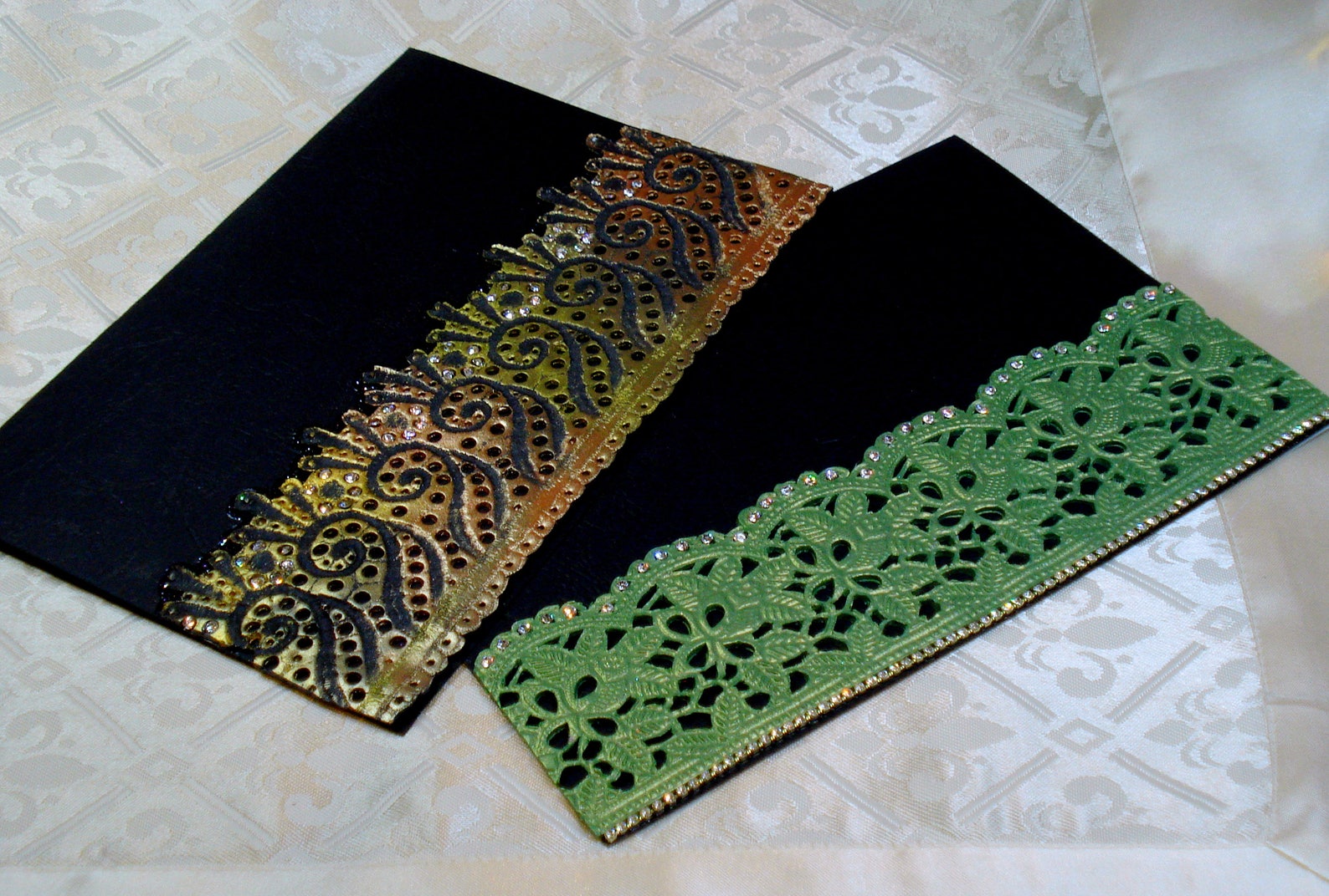 Polymer Clay Card Making Tutorial!!! 5 Techniques!! -christmas Greeting ...