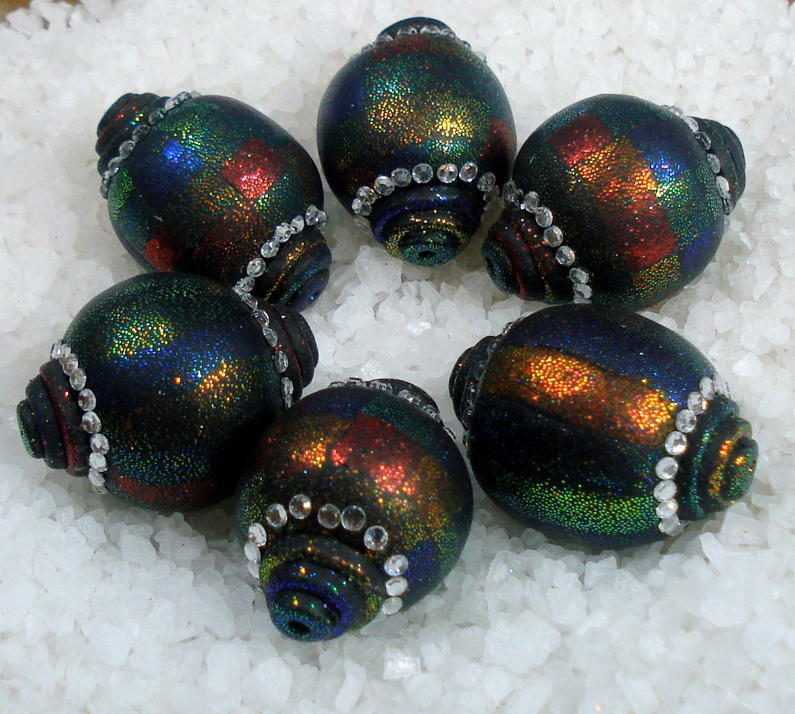 Making Interesting Beads Tutorial, Checkered, Swirled, Tartan ...