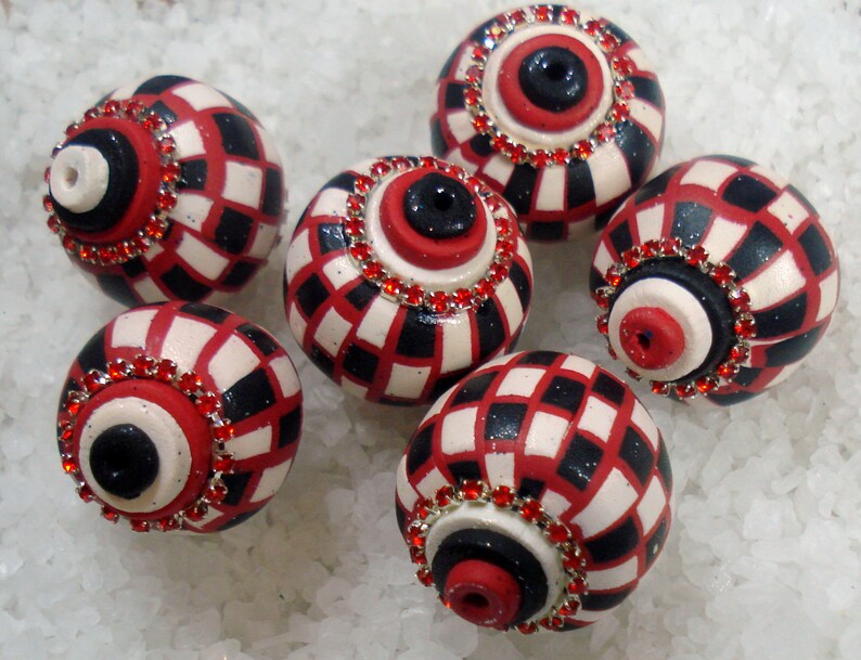 Making Interesting Beads Tutorial, Checkered, Swirled, Tartan ...