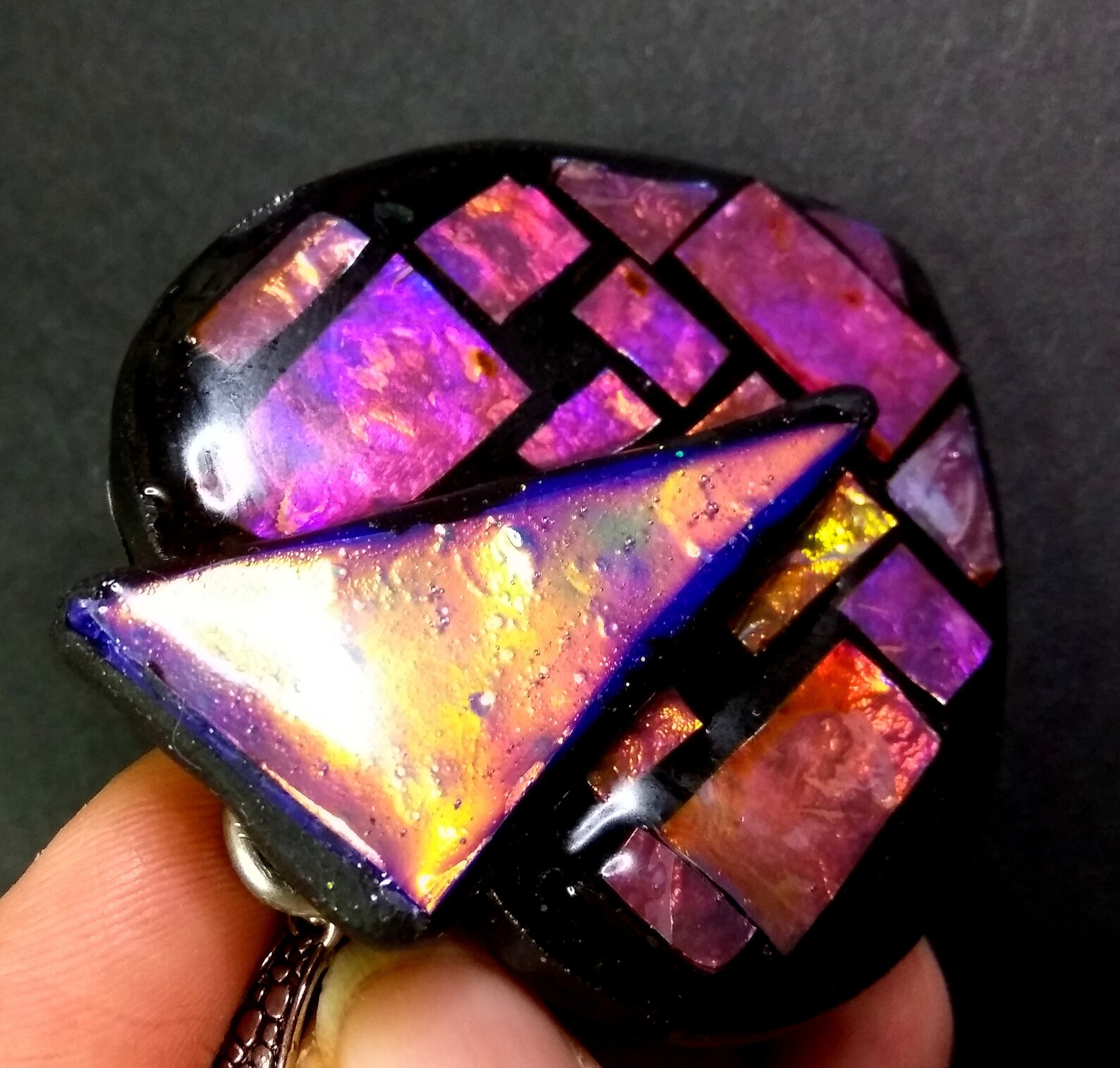 Faux Dichroic Glass Tutorial Polymer Clay, the Real Thing, Color ...