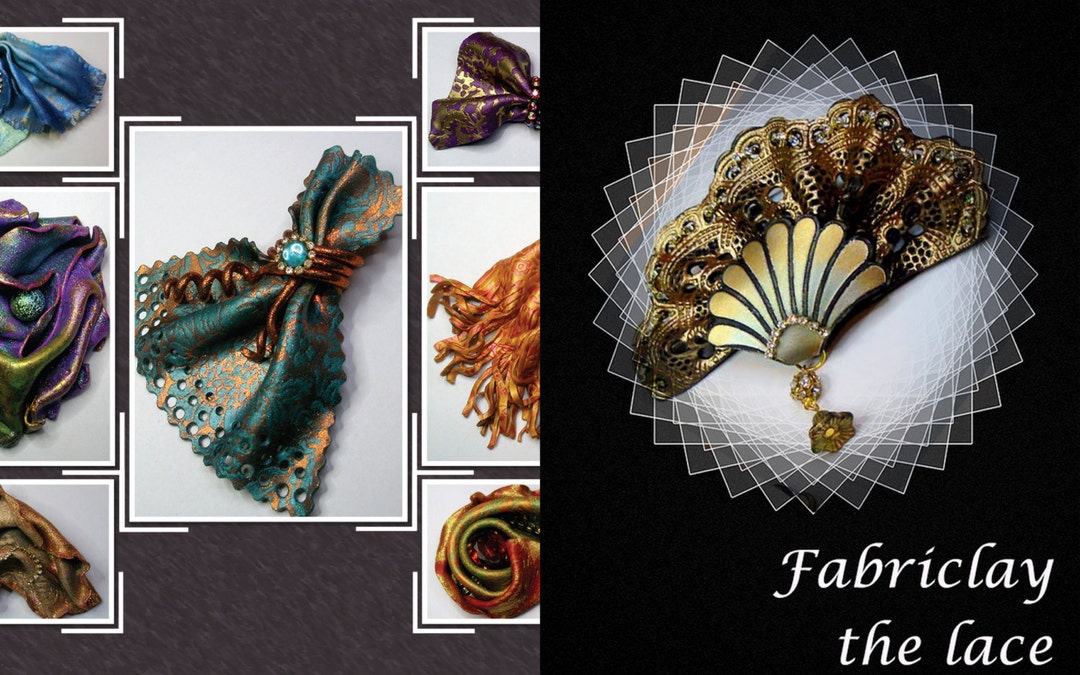 TUTORIAL PACKS, Fabriclay, Lace, Cloth, Interesting Beads, Miracle ...