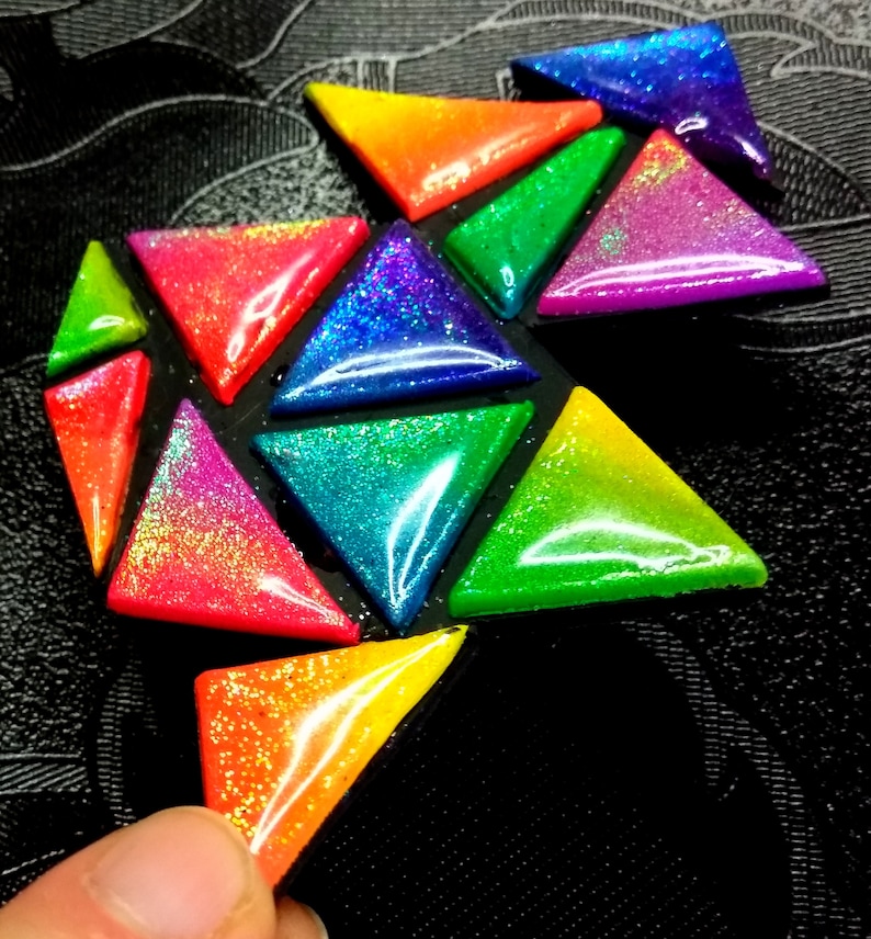 Faux Dichroic Glass Tutorial Polymer Clay, the Real Thing, Color ...