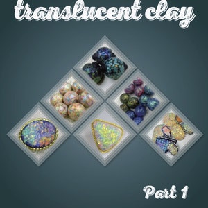The Miracle Called "translucent Clay", Tutorial, Cabochons, Faux Opals ...