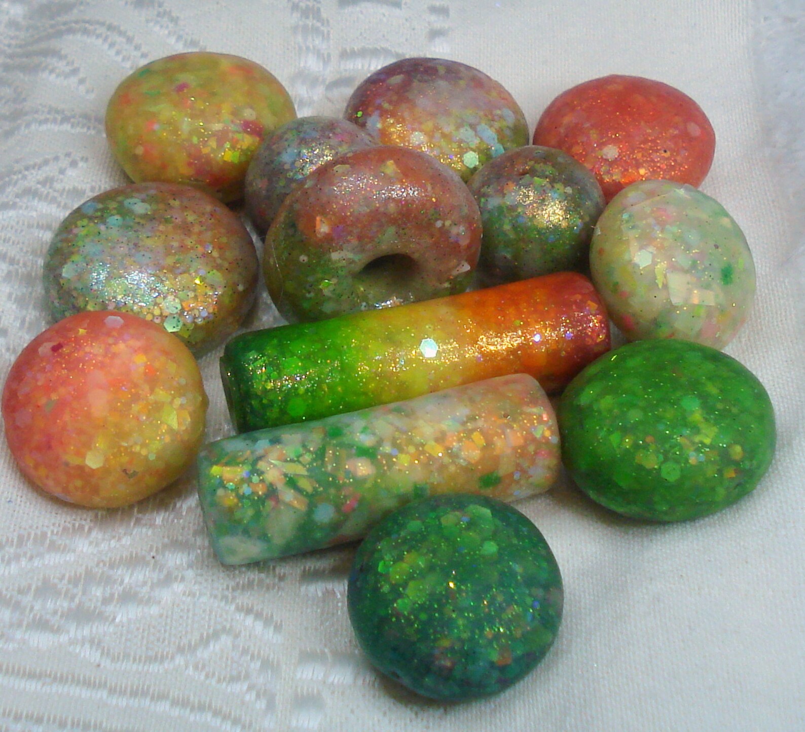 The Miracle Called "translucent Clay", Tutorial, Cabochons, Faux Opals ...