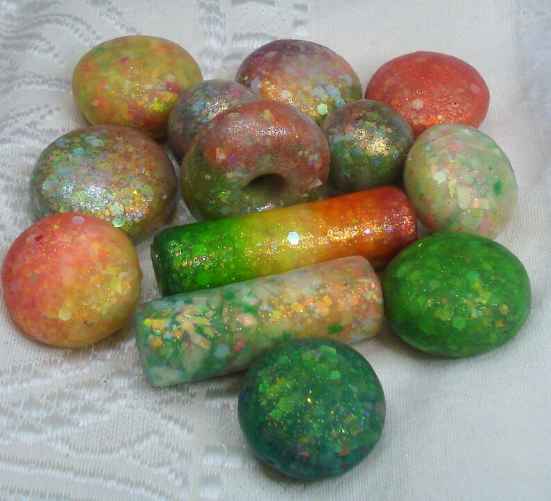 The Miracle Called "translucent Clay", Tutorial, Cabochons, Faux Opals ...