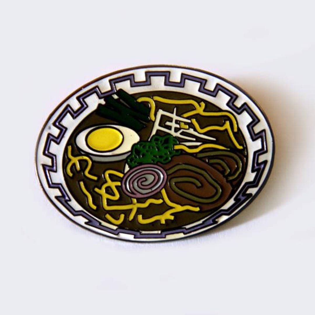 Ramen Enamel Pin - Etsy