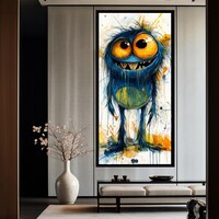18 Green Monster Mash Art - Cute Monster Print for Halloween Decor ...