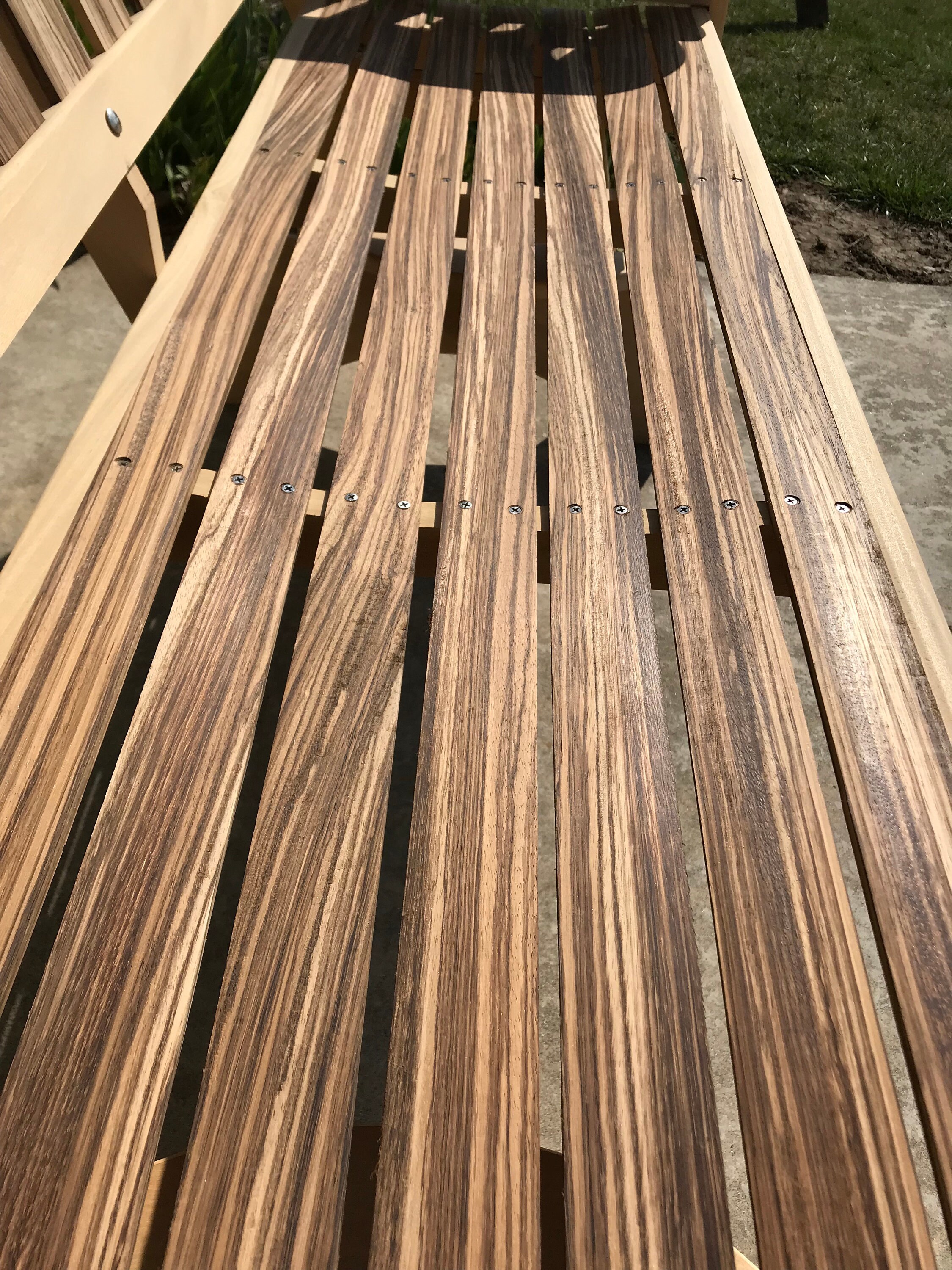 EXOTIC HARDWOOD Custom Glider With Additional Accessories - Etsy