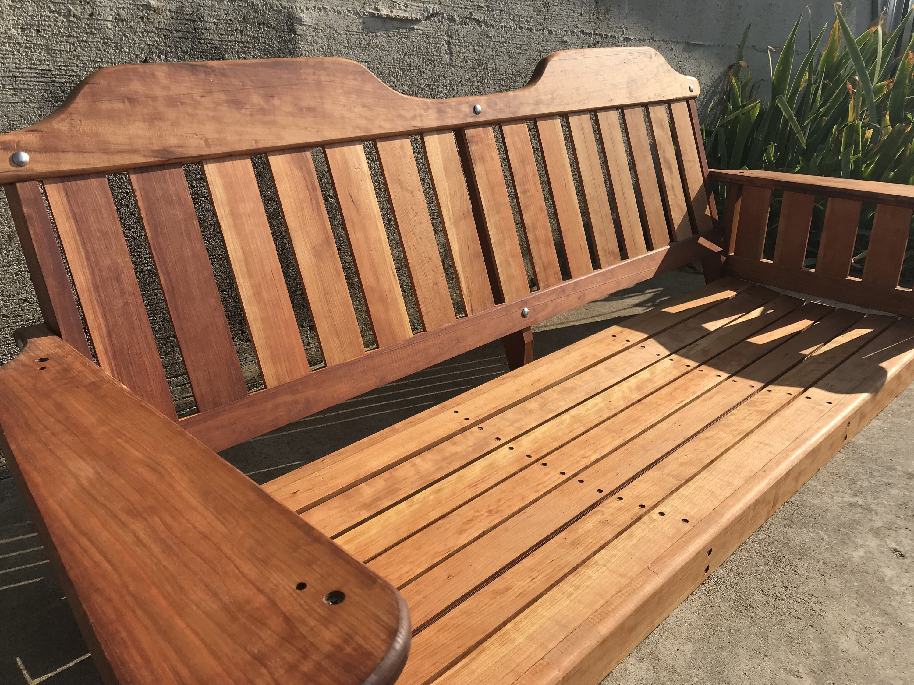 Traditional Cherry Porch Swing - Etsy