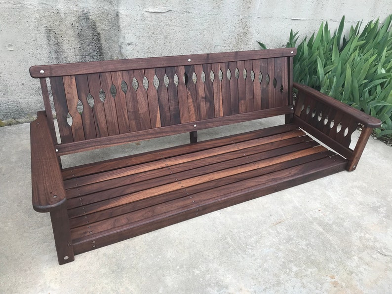 Walnut Porch Swing - Etsy