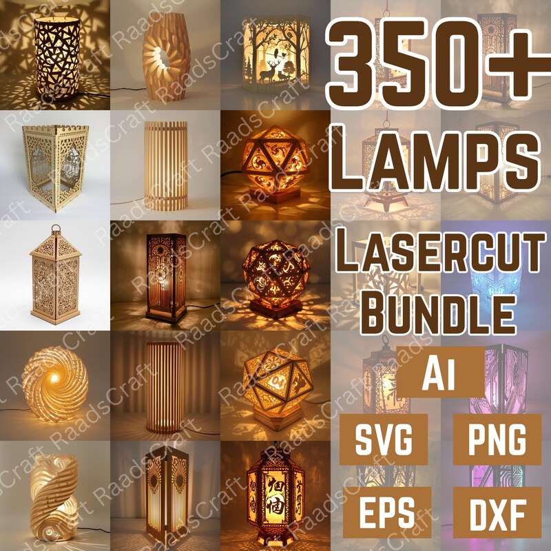 Laser Cut Lamp - Etsy