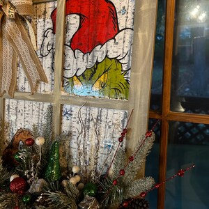Grinch & Max Window Display: Whimsical Holiday Decoration (20x16) - Etsy