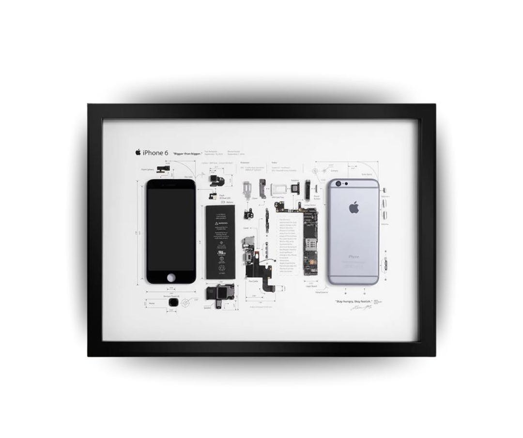 IPhone 6 Teardown Art Print - Tech Diagram Poster (digital Download) - Etsy