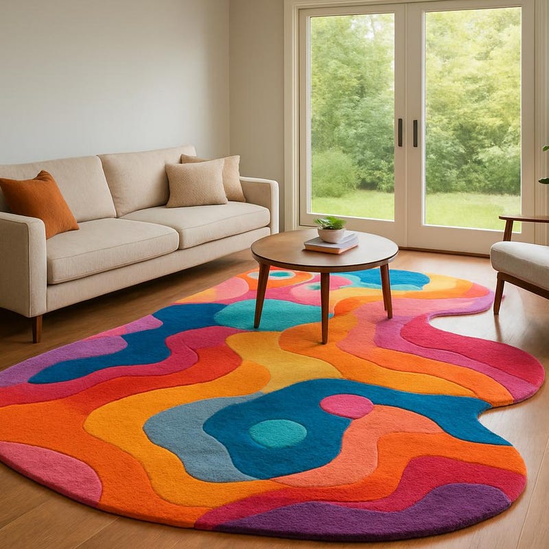 Blob Rug - Etsy